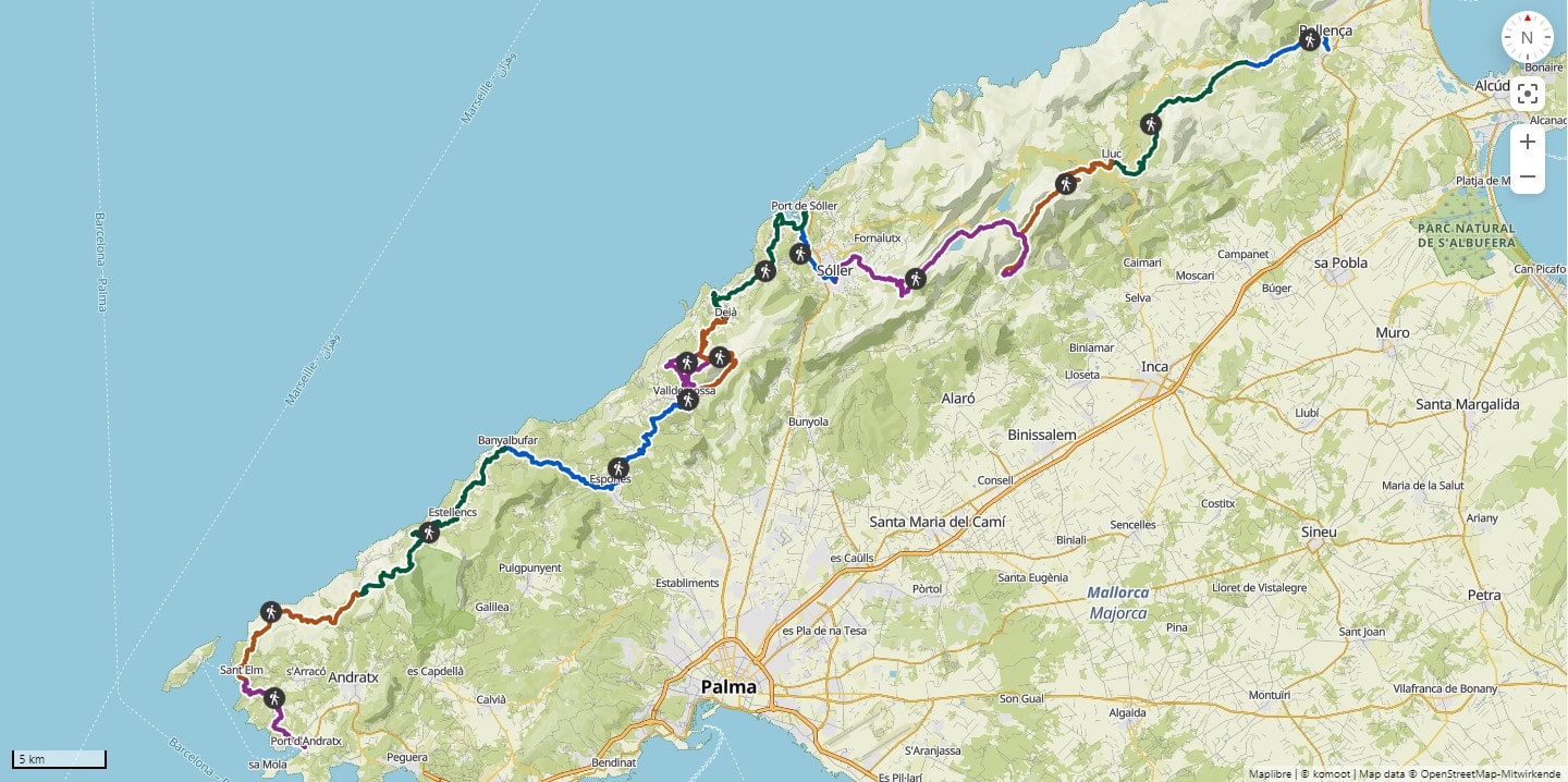 GR221 Länge – Wie lang ist Mallorcas berühmter Fernwanderweg? - TrailNation